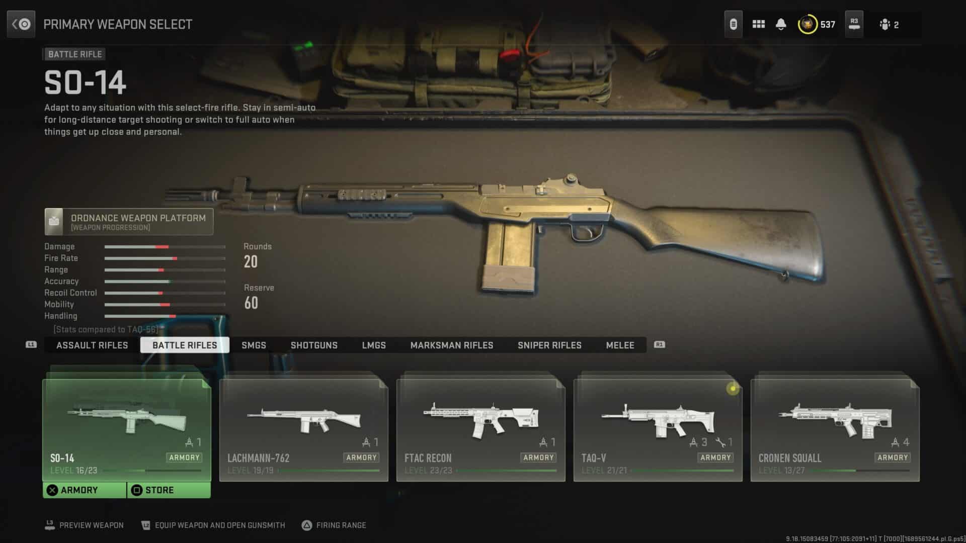 Best SO-14 Loadout for Warzone