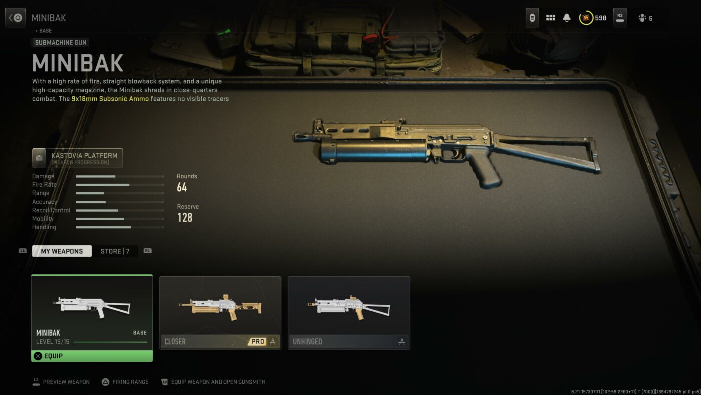 Best Minibak Loadout for Call of Duty: Warzone Season 1