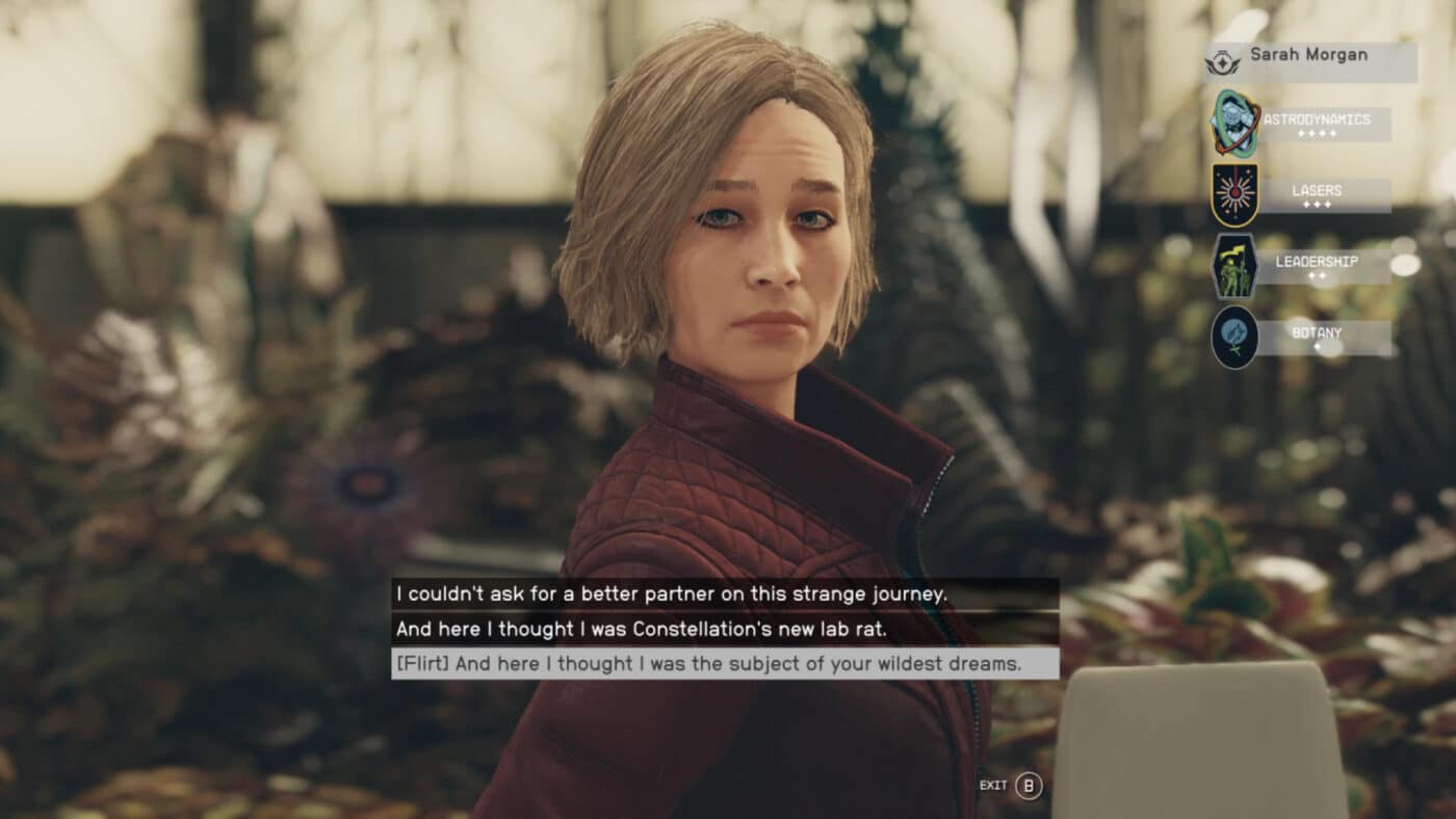 Starfield: Sarah Morgan Relationship and Romance Guide