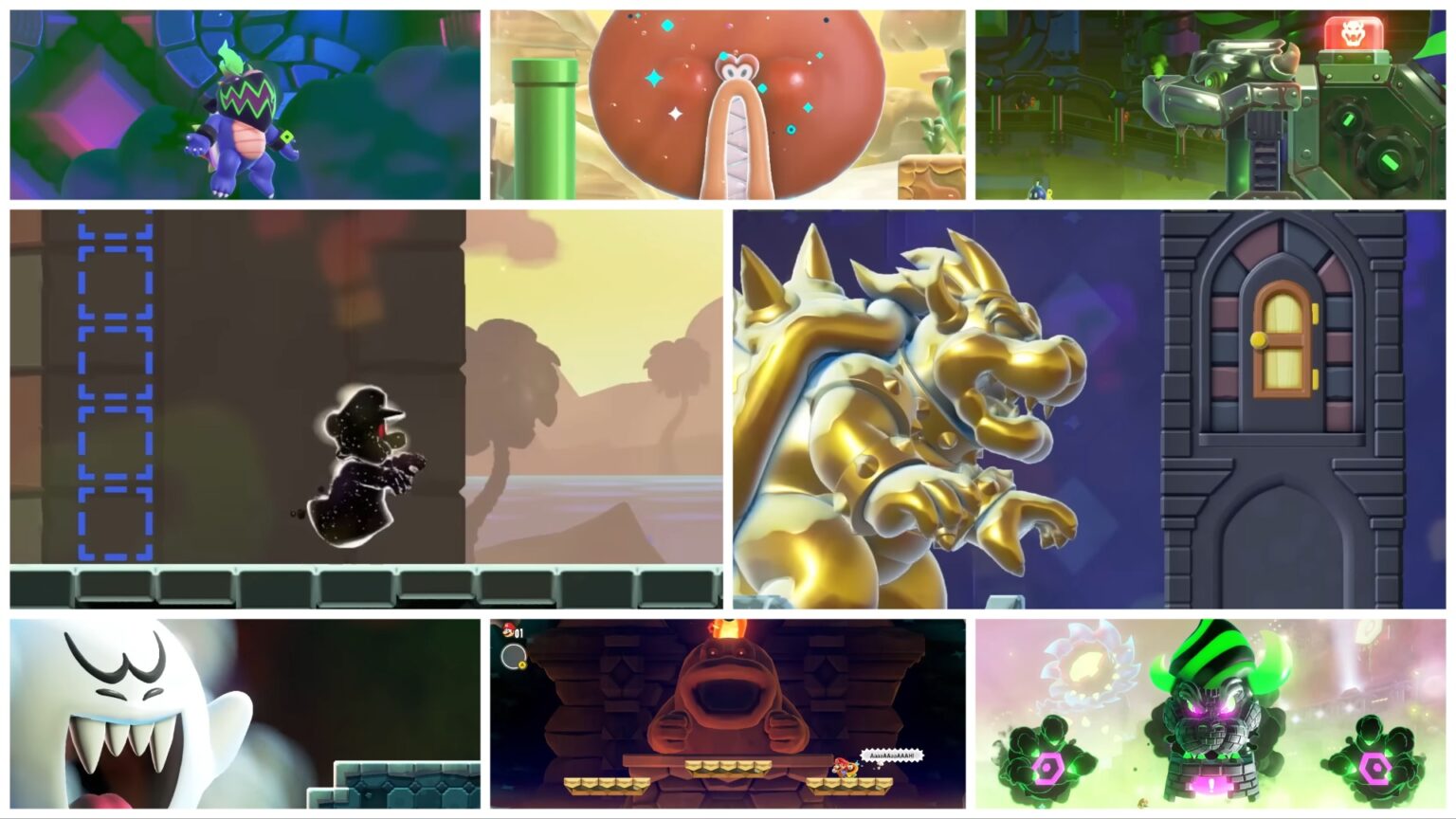 Super Mario Bros. Wonder: All Bosses