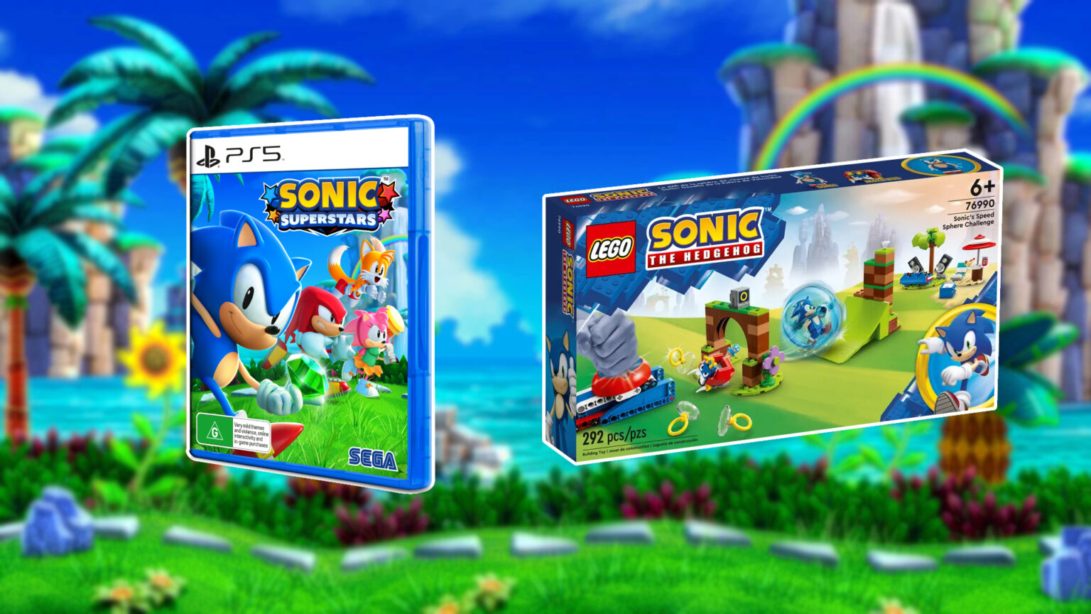 Win 1 of 3 Sonic Superstars Game and Lego Bundles