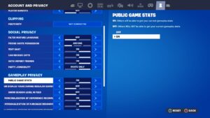 How To Make Your Fortnite Stats Public For Fortnite Tracker