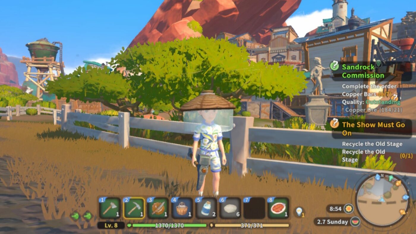 My Time at Sandrock Switch Review: A Rocky Time on Switch