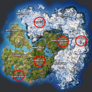 Fortnite: All Mod Bench Locations in Chapter 5 Season 1