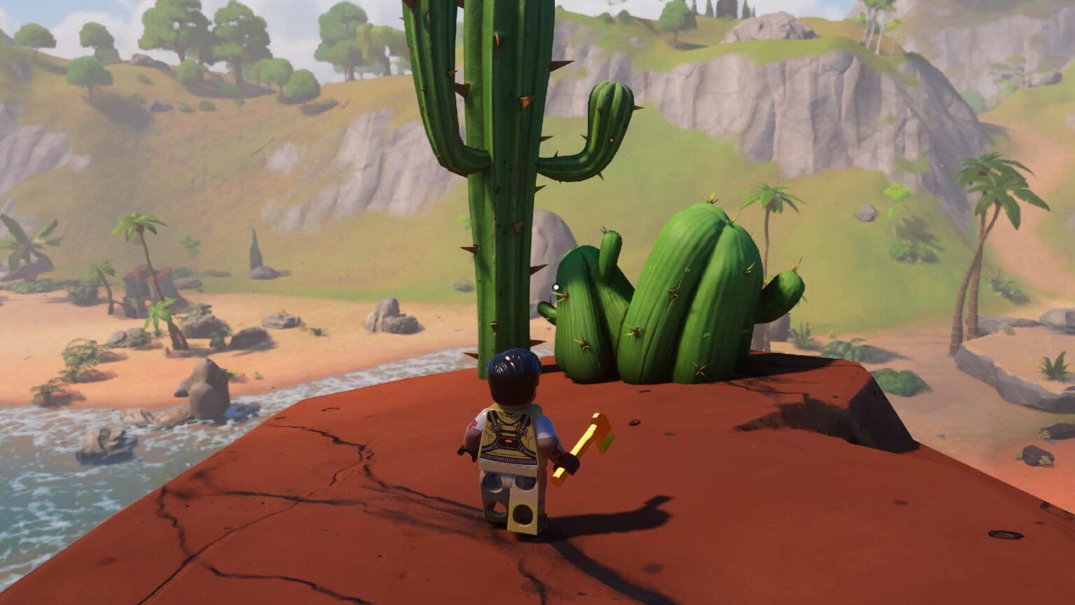 How to Break Cactus in LEGO Fortnite