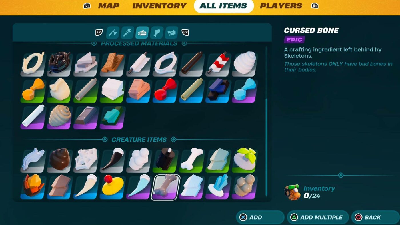 How to Get Cursed Bones in LEGO Fortnite