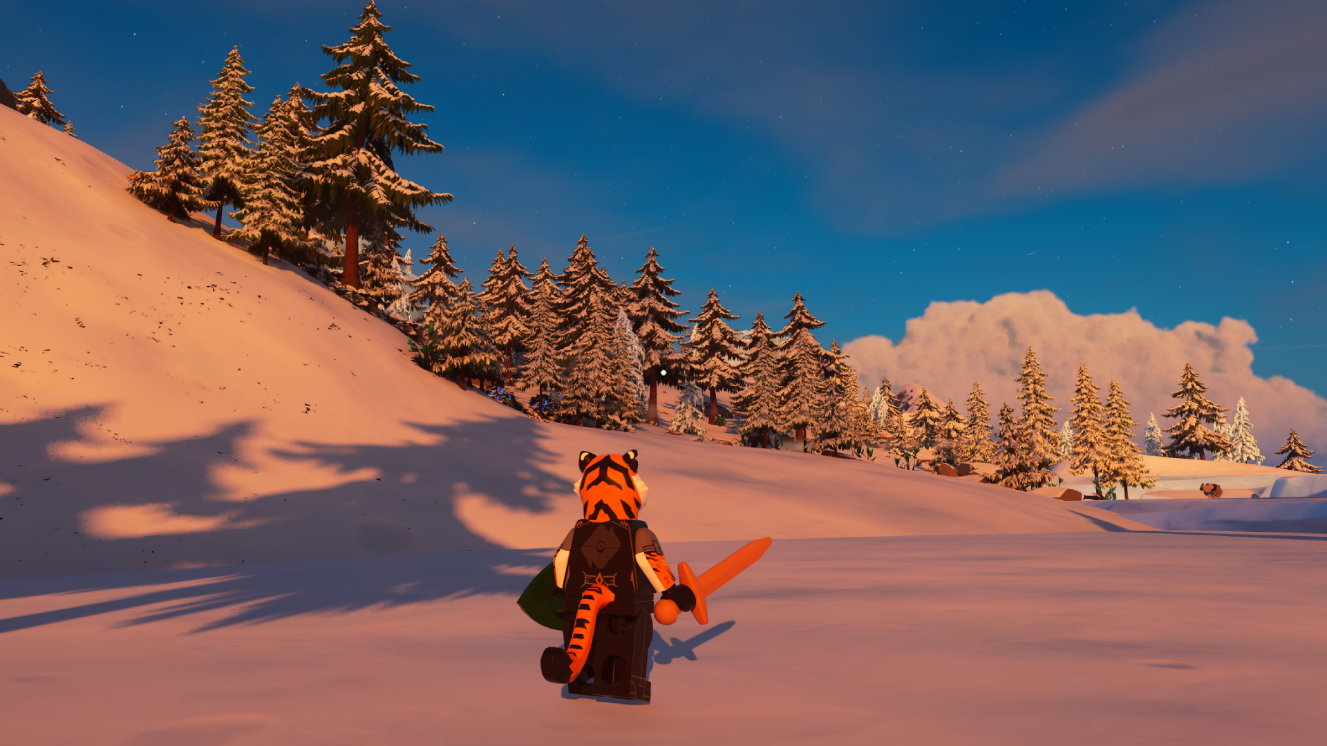 LEGO Fortnite: Where is the Frostlands Snow Area?
