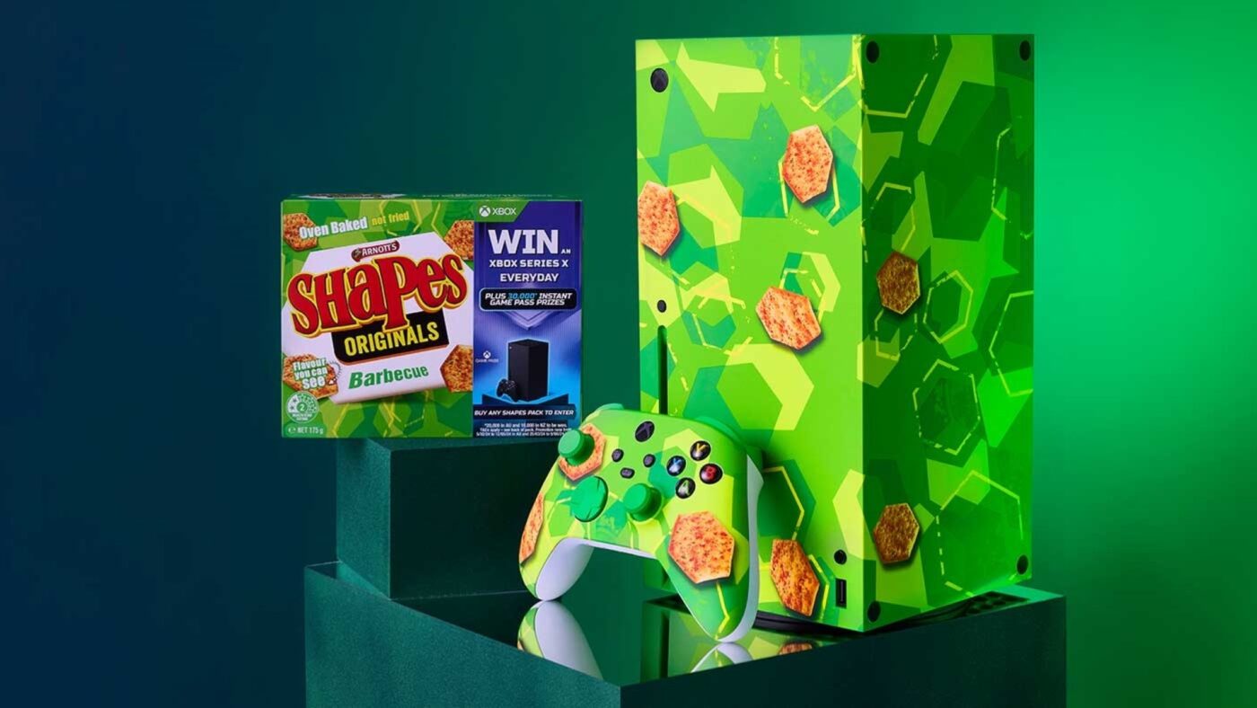 Xbox ANZ & Arnott's Shapes Team Up For Lounge Room Experience