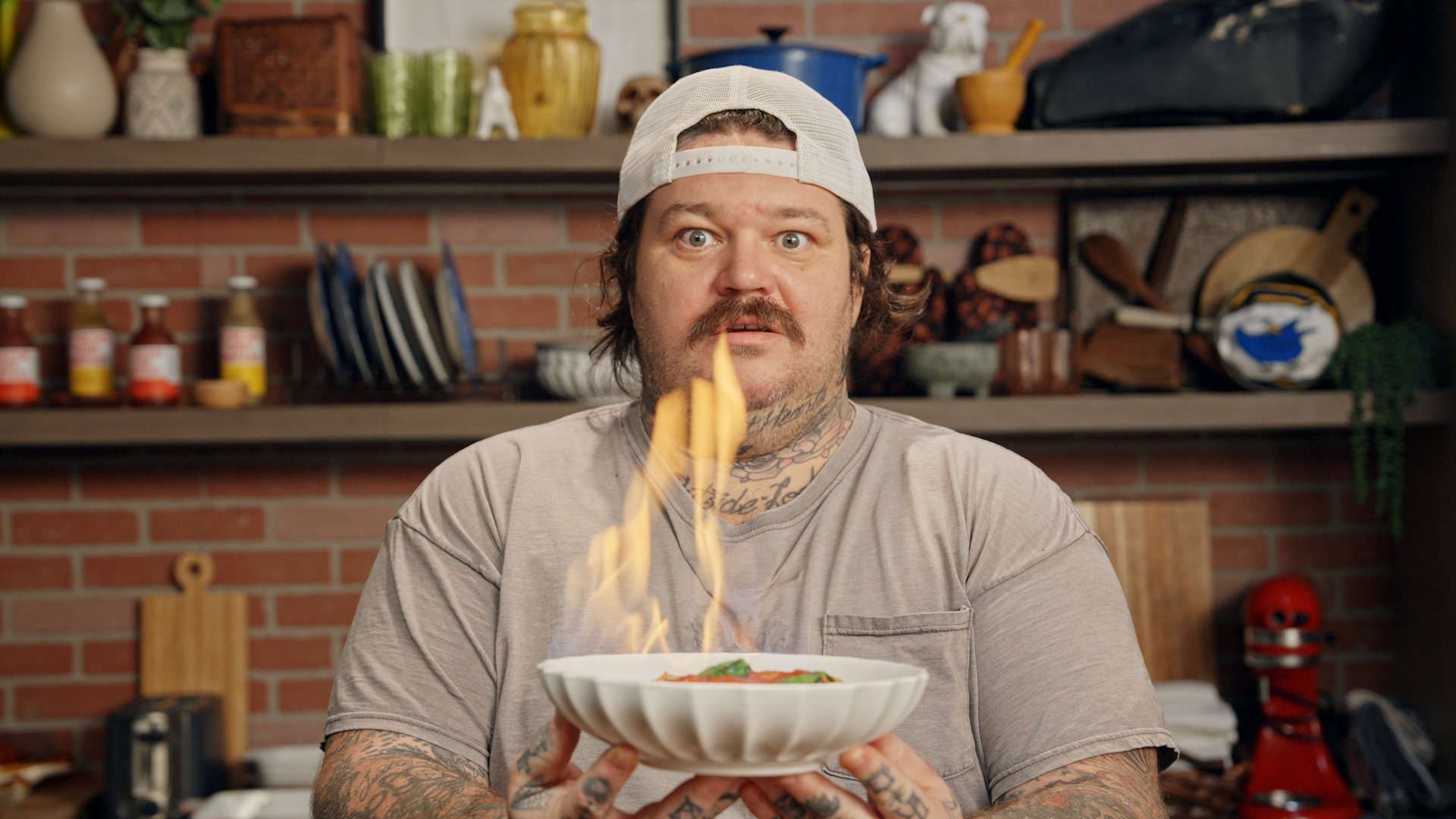 Chef Matty Matheson Brings The Sims' Famous Angry Flaming Spaghetti to Life