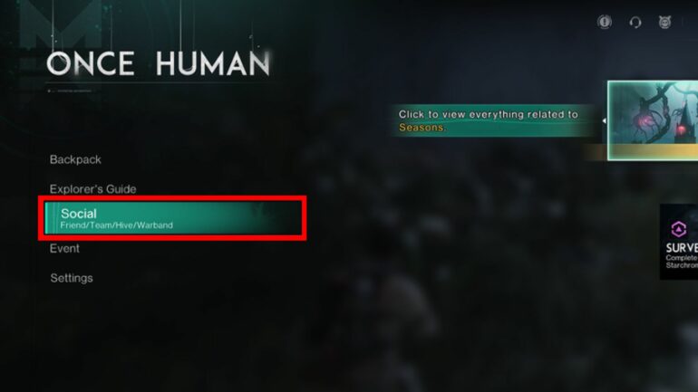 Once Human: How to Play With Your Friends