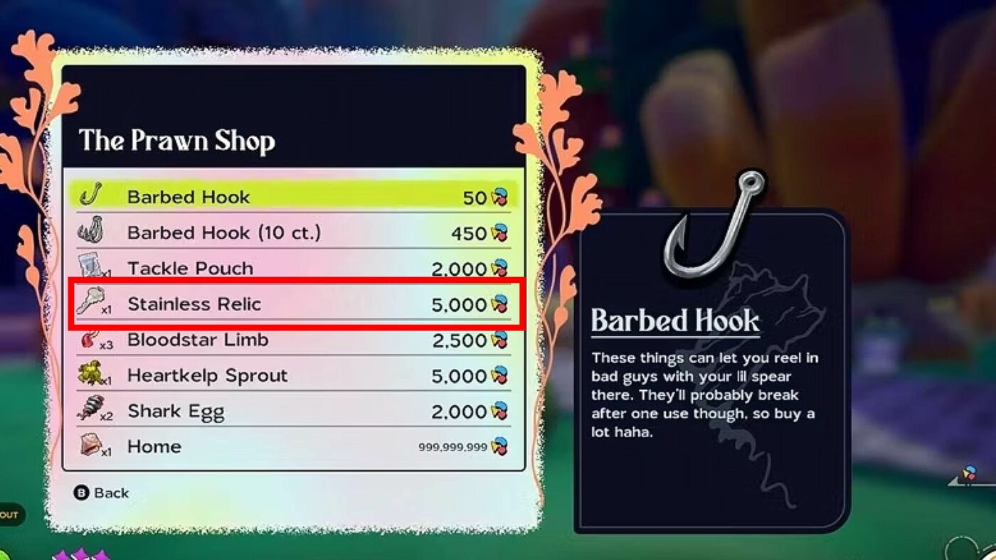 Another Crab's Treasure: All Stainless Relics Locations