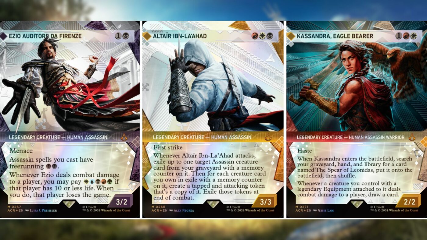 Assassin's Creed Magic The Gathering Set Launches Today